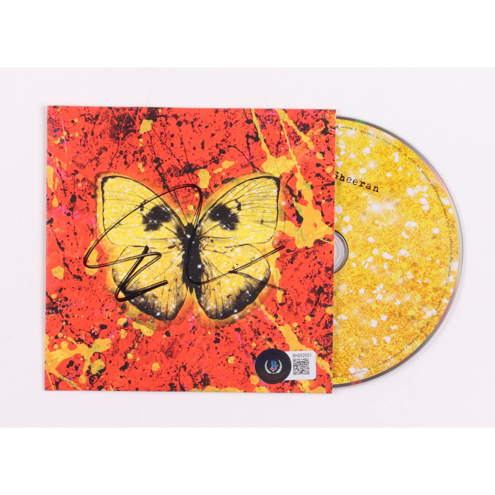 Ed Sheeran Signed "Shivers" CD Cover (Beckett) | Pristine Auction