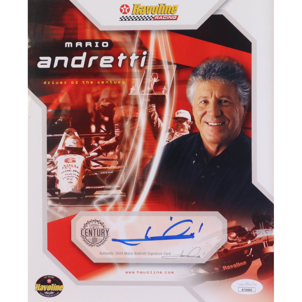 Mario Andretti Signed Havoline Racing 8x10 Photo (JSA) | Pristine Auction