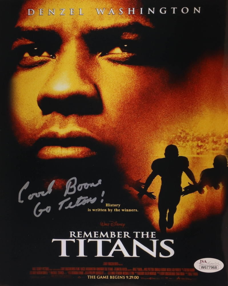 Herman Boone Signed "Remember the Titans" 8x10 Photo Inscribed "Go ...