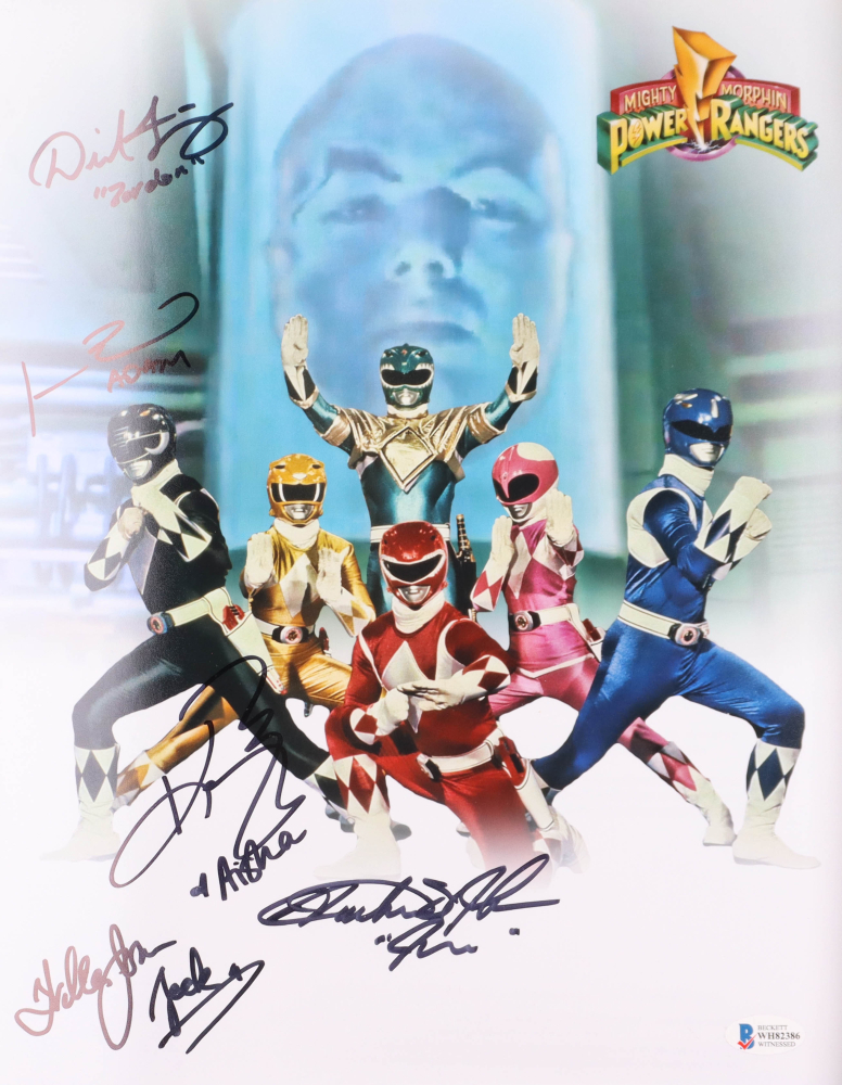 "Mighty Morphin Power Rangers" 11x14 Photo Cast-Signed by (5) with ...
