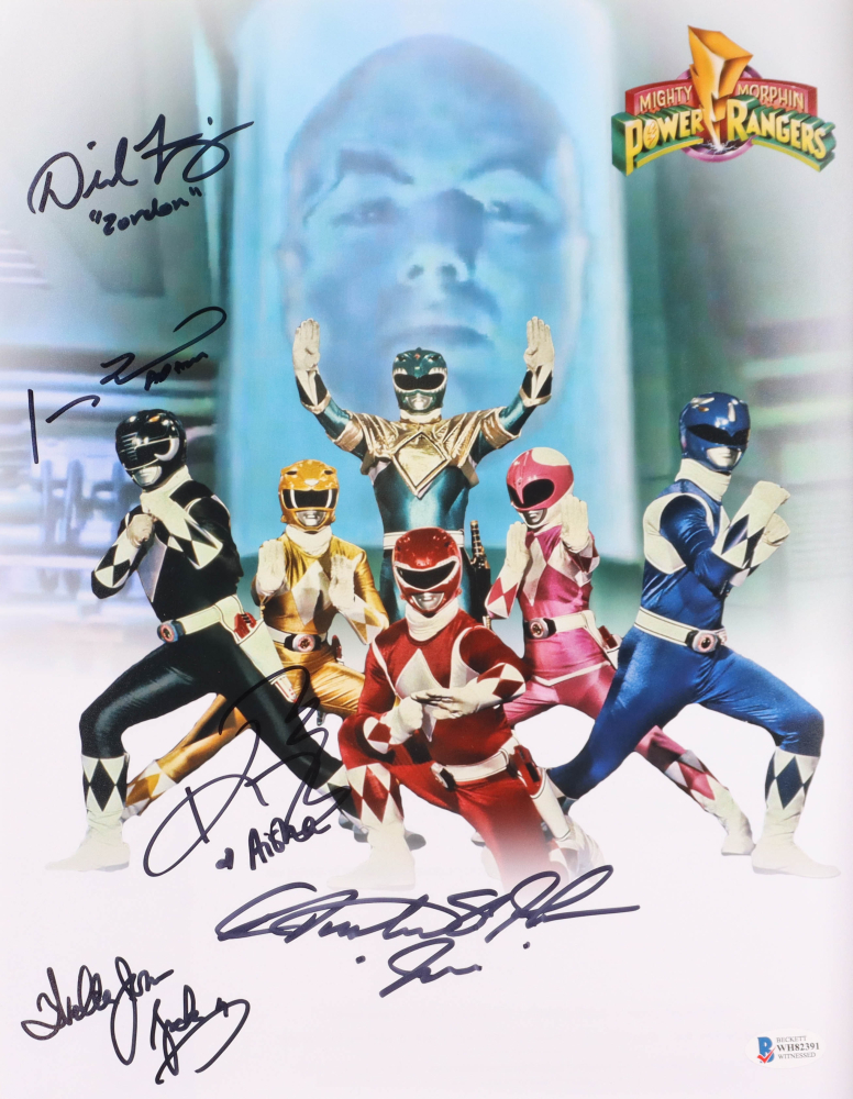 "Mighty Morphin Power Rangers" 11x14 Photo Cast-Signed by (5) with ...