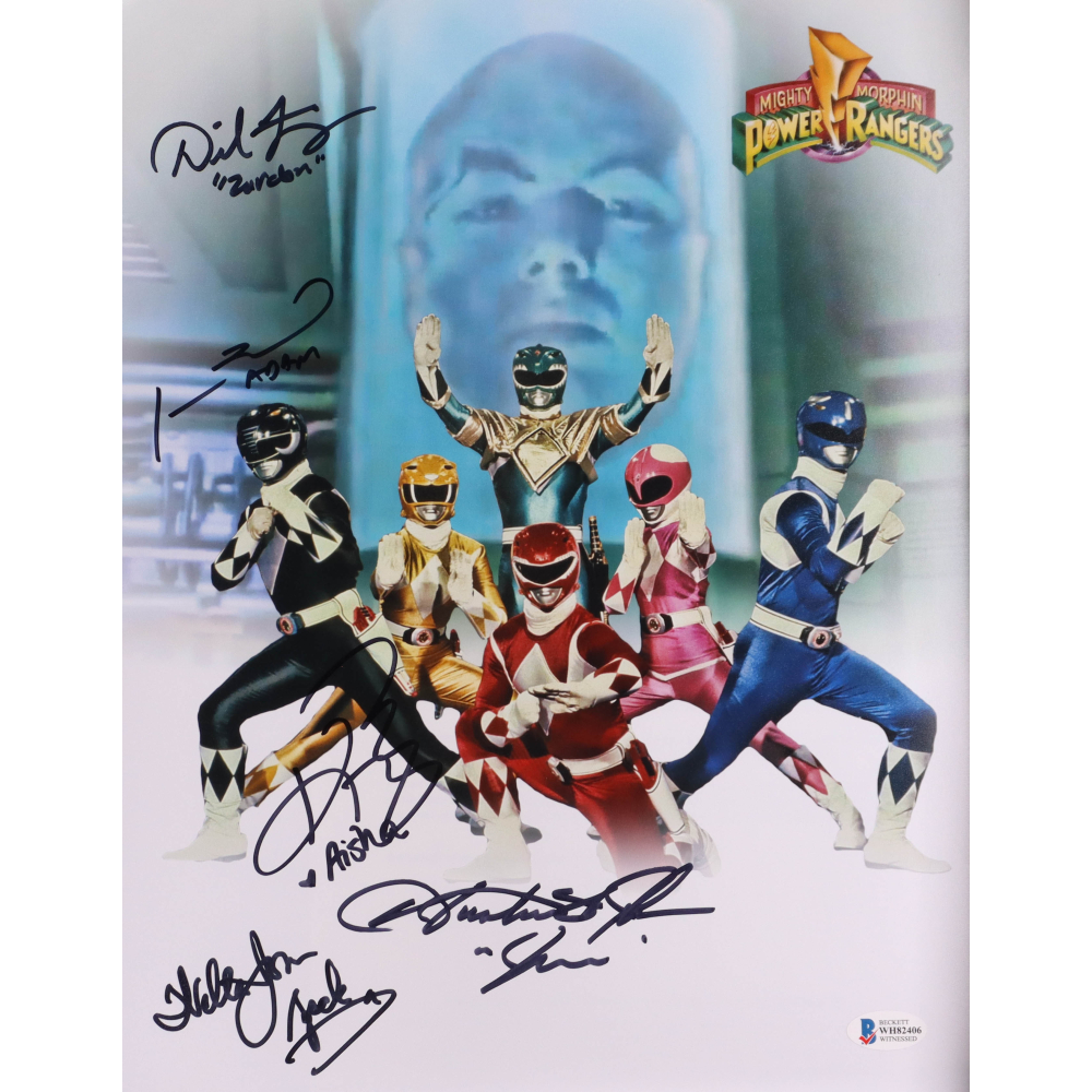 "Mighty Morphin Power Rangers" 11x14 Photo Cast-Signed by (5) with ...