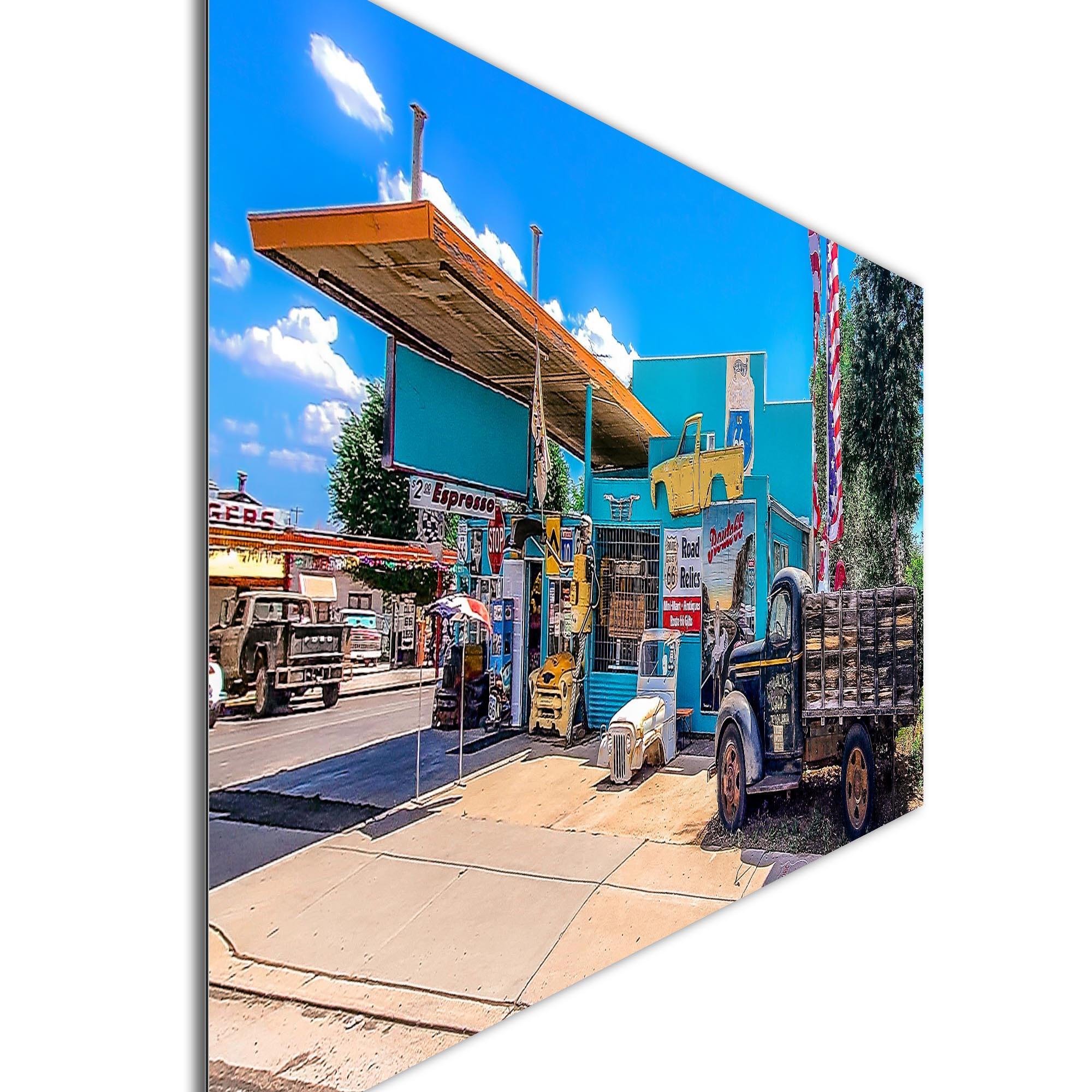 Adam Utz "Route 66 Relics" Giclee Print on Aluminum Composite Panel ...