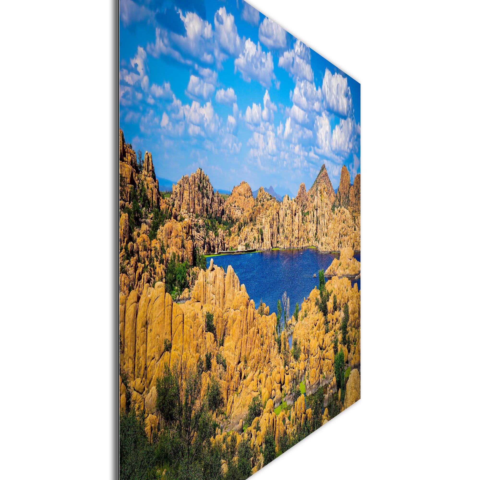 Adam Utz "Granite Dells v1" Giclee Print on Aluminum Composite Panel ...