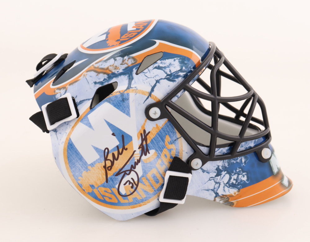 Billy Smith Signed Islanders Mini Hockey Goalie Mask (JSA) | Pristine ...