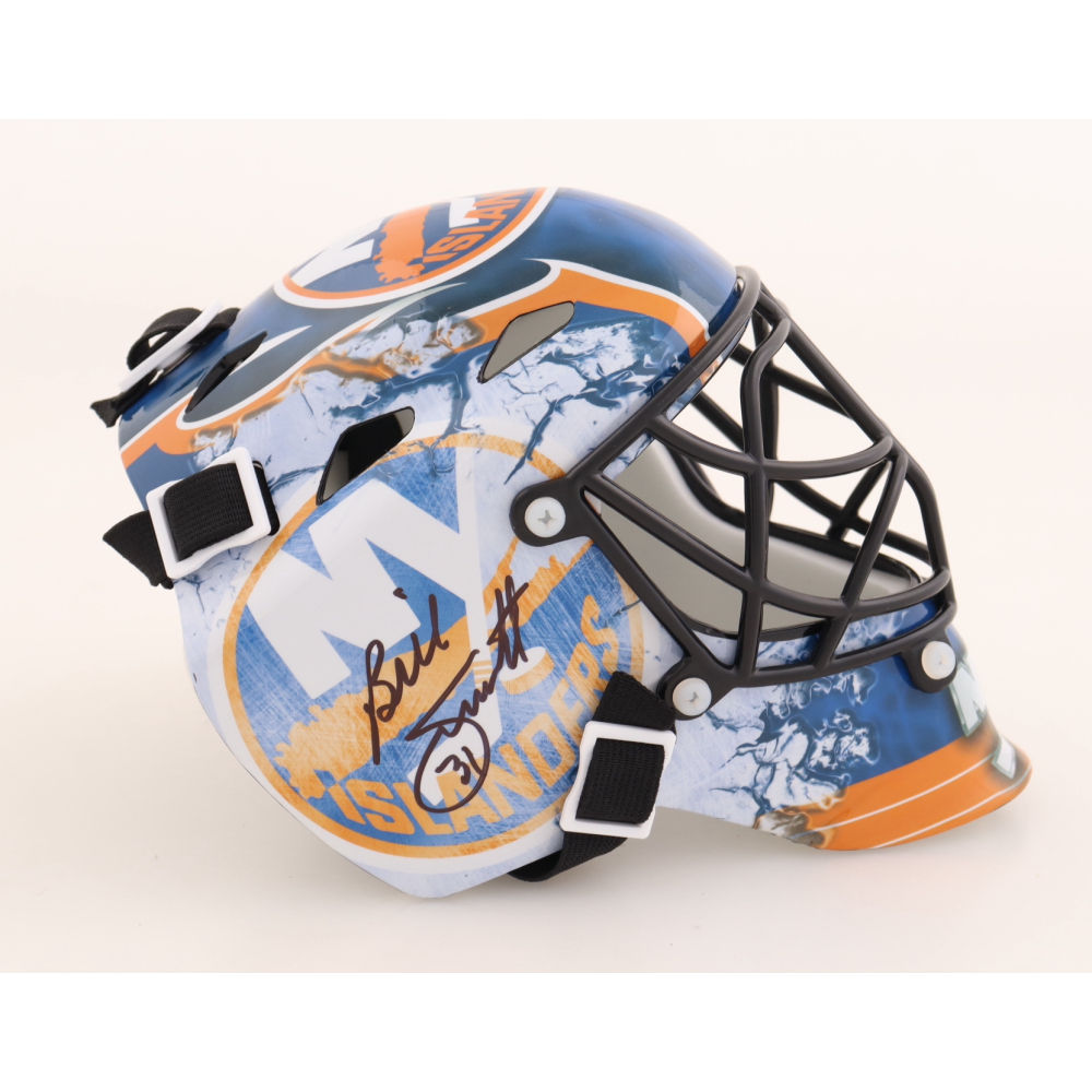 Billy Smith Signed Islanders Mini Hockey Goalie Mask (JSA) | Pristine ...