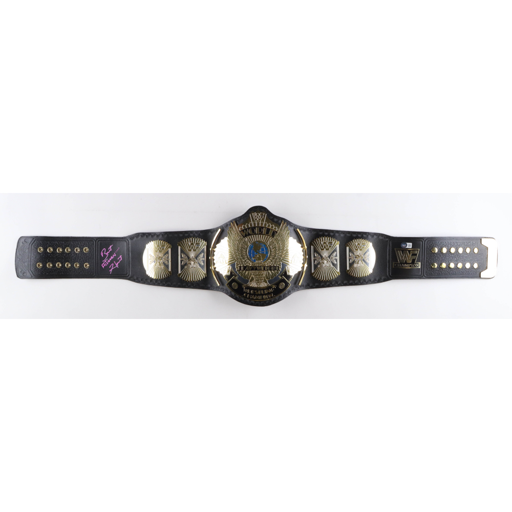 Bret "The Hitman" Hart Signed WWF Championship Belt (Beckett ...