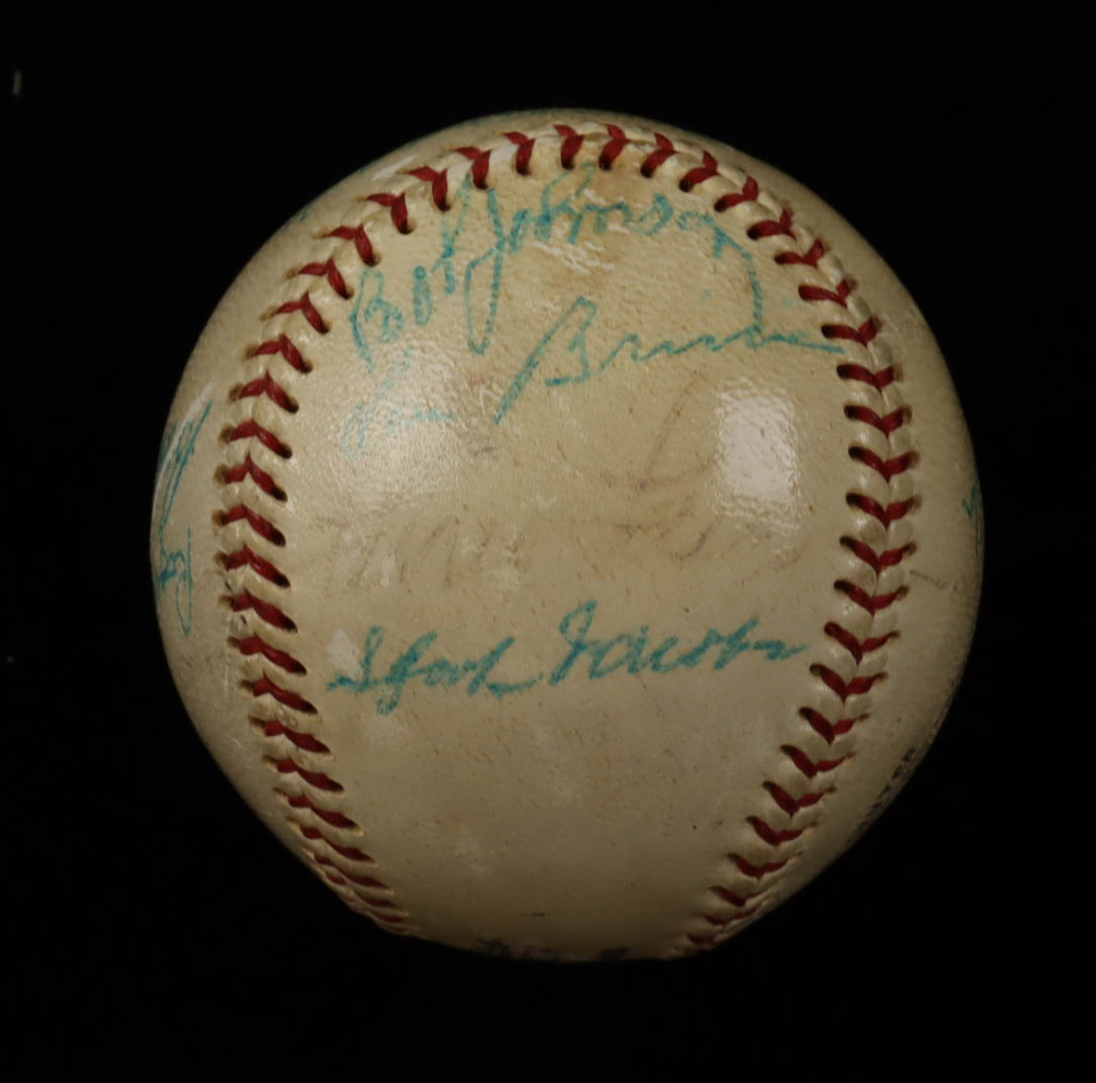 "1960's MLB Old Timer's & HOF" ONL Baseball Signed by (16) with Lefty ...