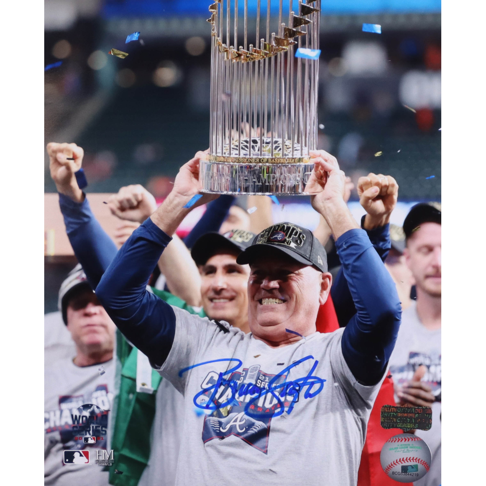 Brian Snitker Signed Braves 8x10 Photo (Radtke) | Pristine Auction