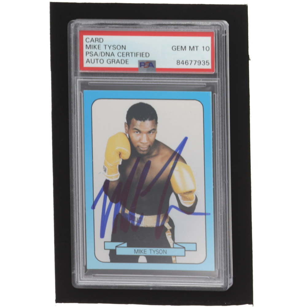 Mike Tyson Signed Trading Card (PSA) | Pristine Auction