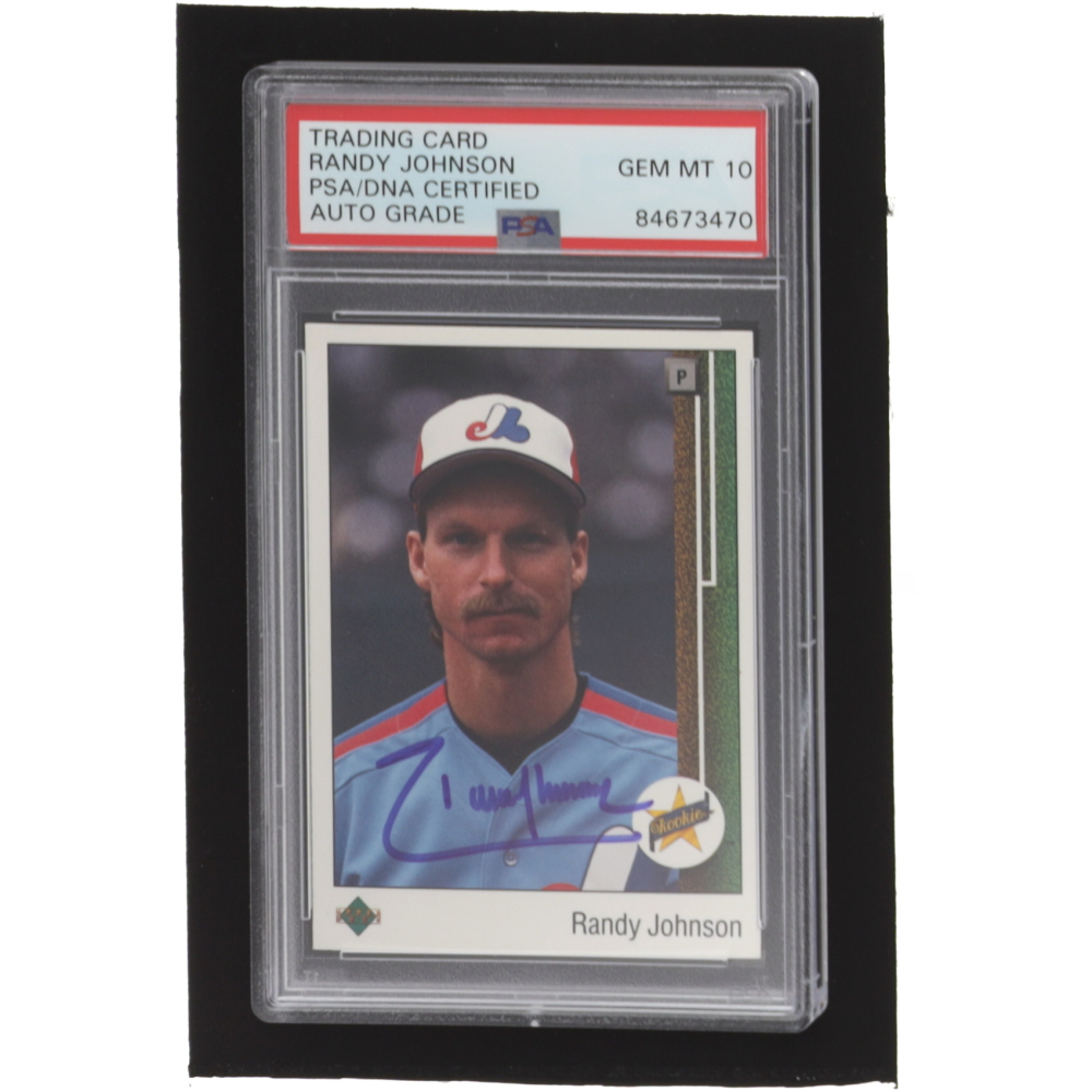 Randy Johnson Signed 1989 Upper Deck #25 RC (PSA) | Pristine Auction