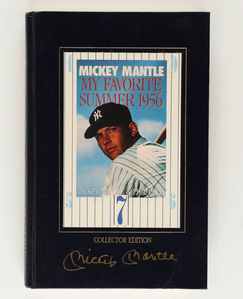 Mickey Mantle Signed "My Favorite Summer 1956" Collector Edition ...