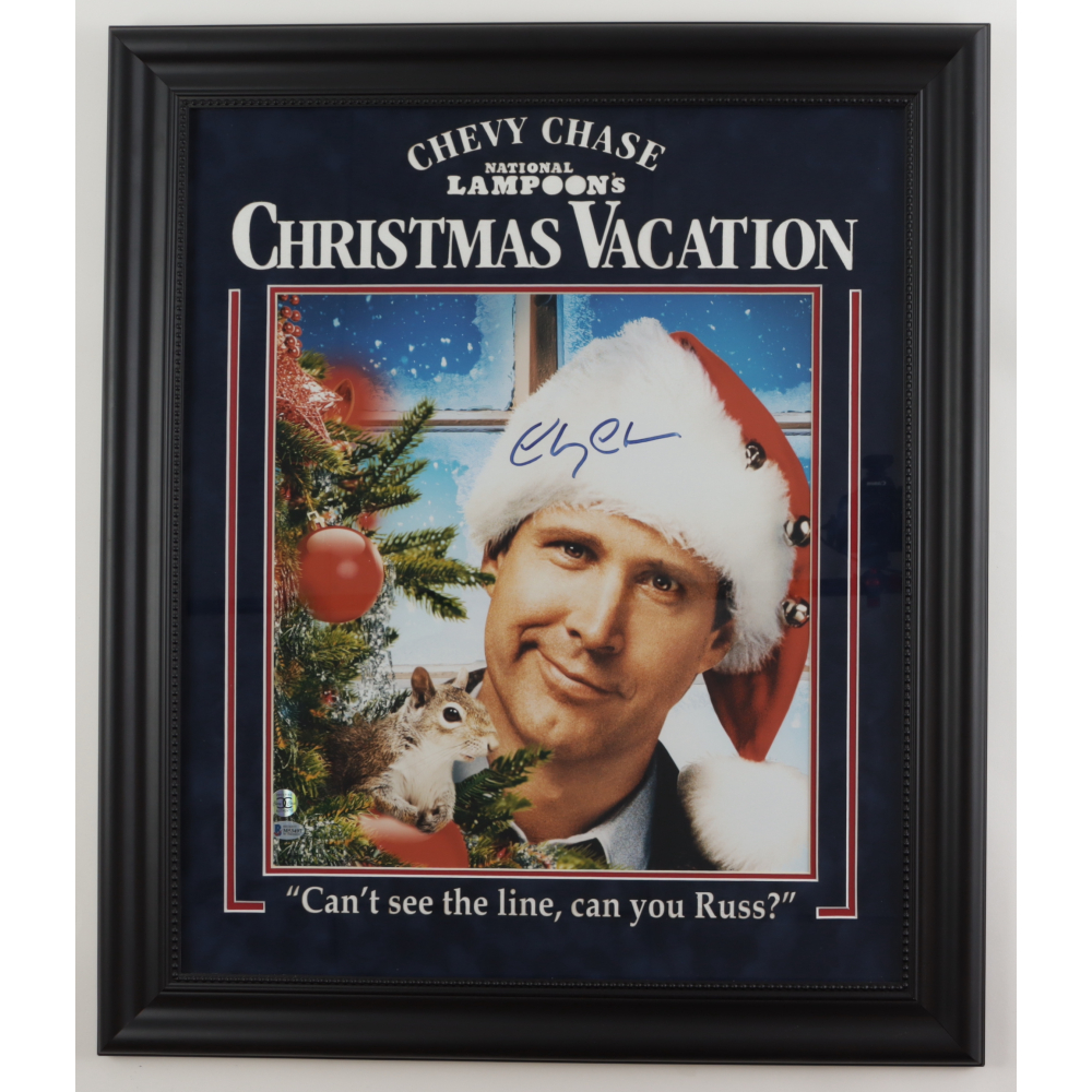 Chevy Chase Signed "National Lampoon's Christmas Vacation" Custom ...