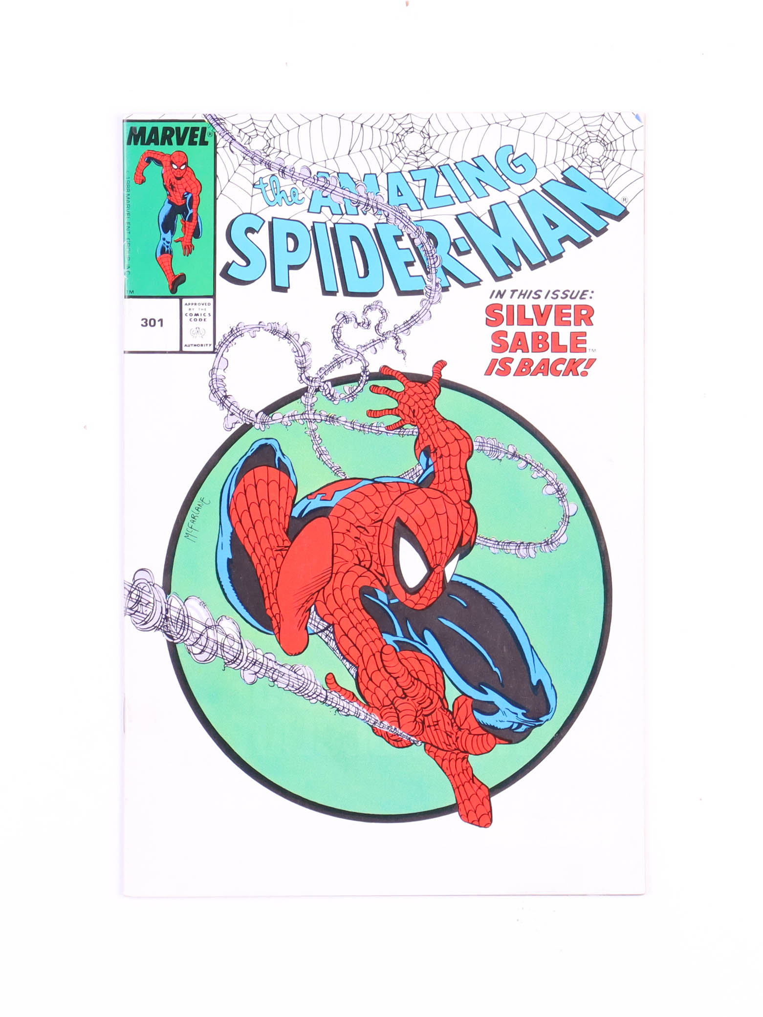 1988 "The Amazing Spider-Man" Issue #301 Marvel Comic Book | Pristine ...