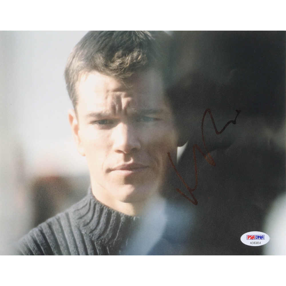 Matt Damon Signed "The Bourne Identity" 8x10 Photo (PSA) | Pristine Auction