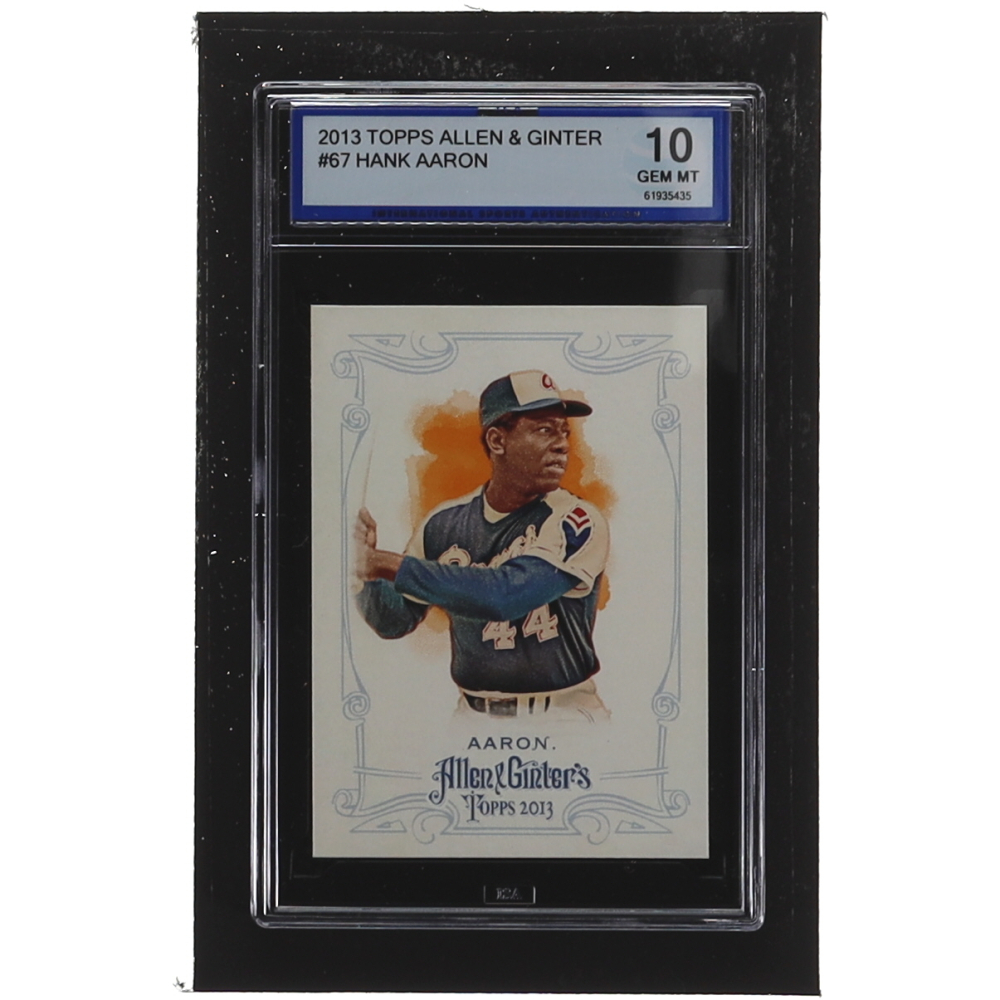 Hank Aaron 2013 Topps Allen and Ginter #67 (ISA 10) | Pristine Auction