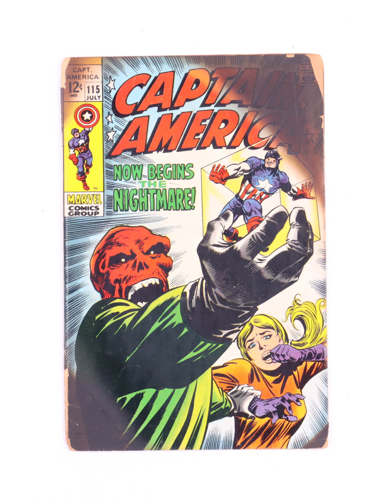 1969 "Captain America" Issue #115 Marvel Comic Book | Pristine Auction