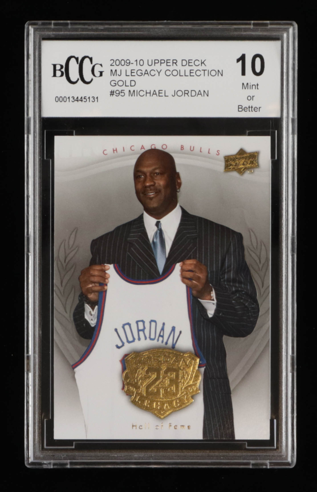 Michael Jordan 2009-10 Upper Deck Michael Jordan Legacy Collection Gold ...