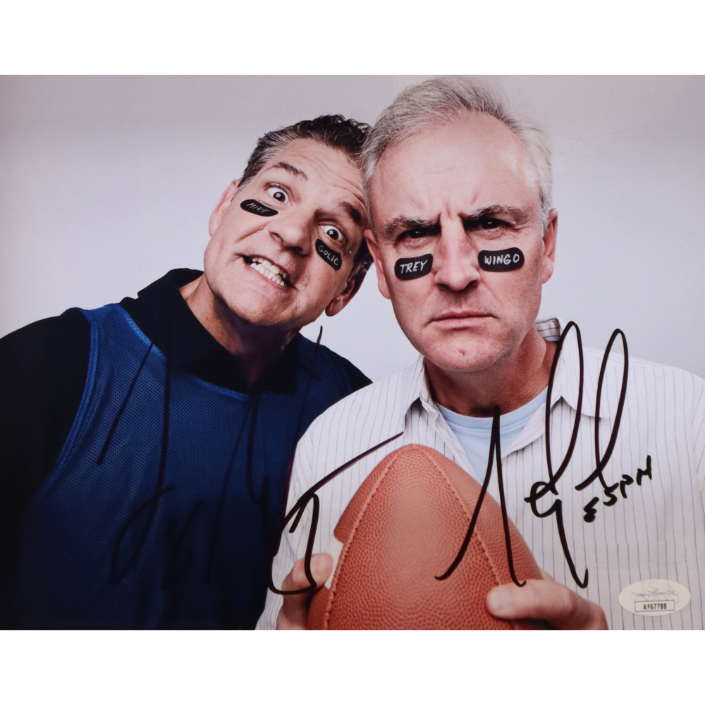 Trey Wingo & Mike Golic Signed 8x10 Photo Inscribed "ESPN" (JSA ...