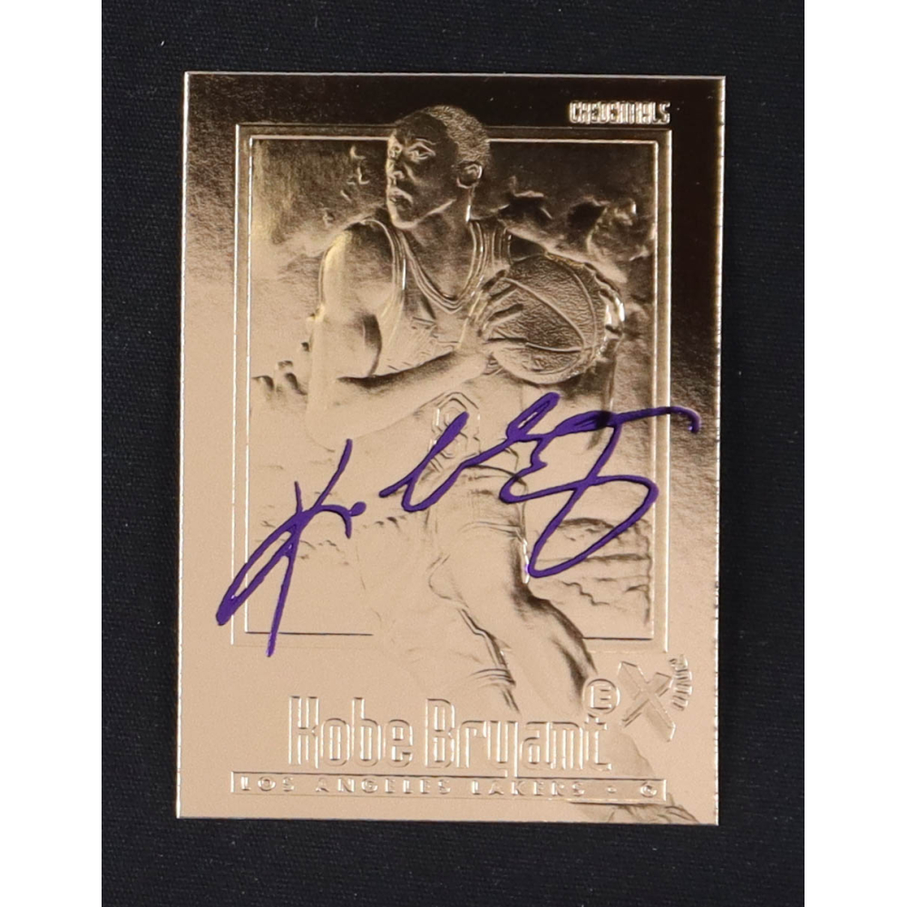 Kobe Bryant 1996-97 Skybox EX 2000 Purple Signature 23KT Gold RC #23919 ...