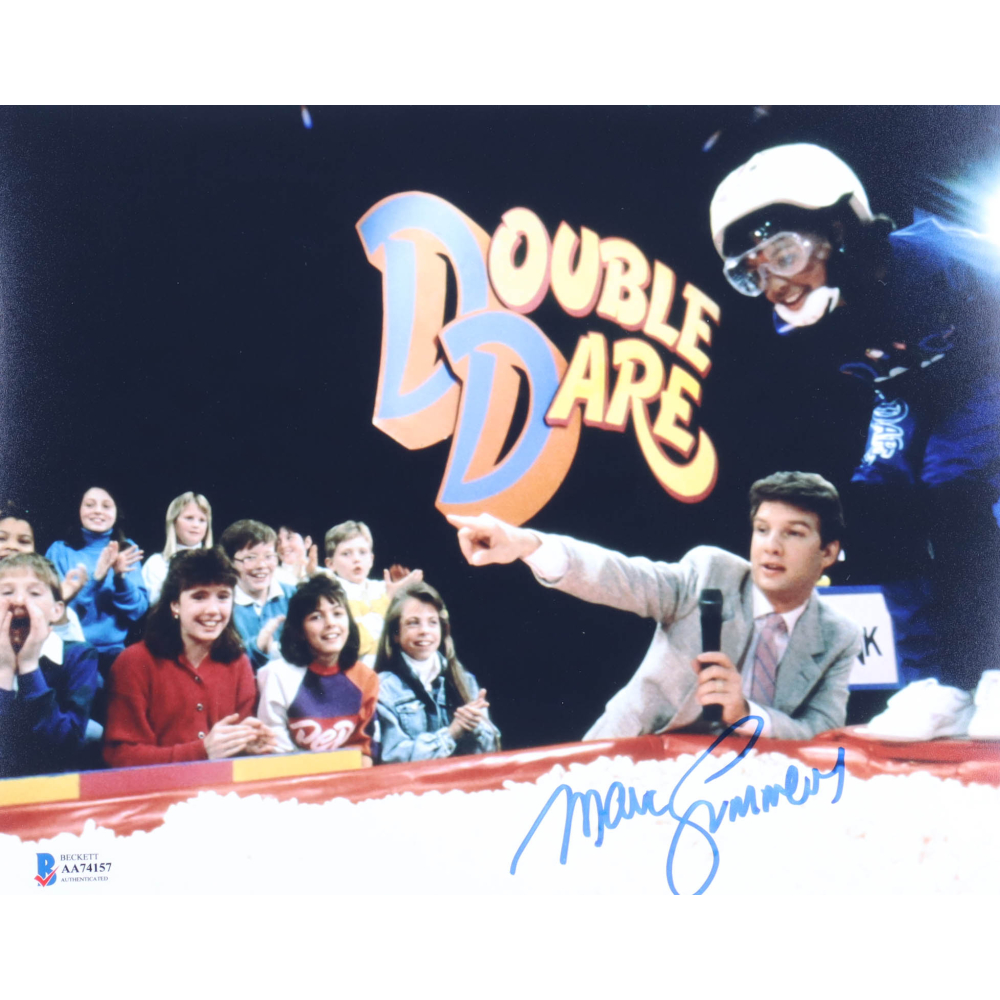 Marc Summers Signed "Double Dare" 8x10 Photo (Beckett) | Pristine Auction
