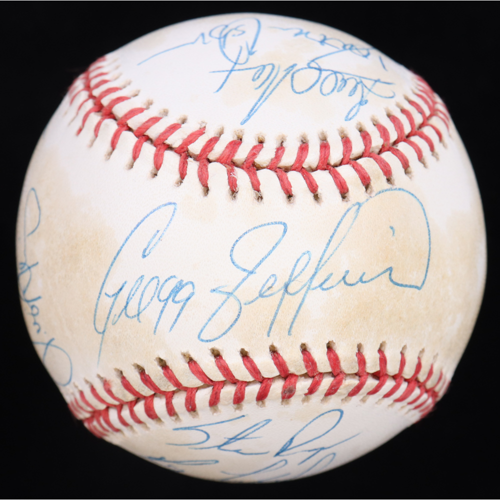 1993 Cardinals ONL Baseball Team-Signed by (11) with Gregg Jeffries ...