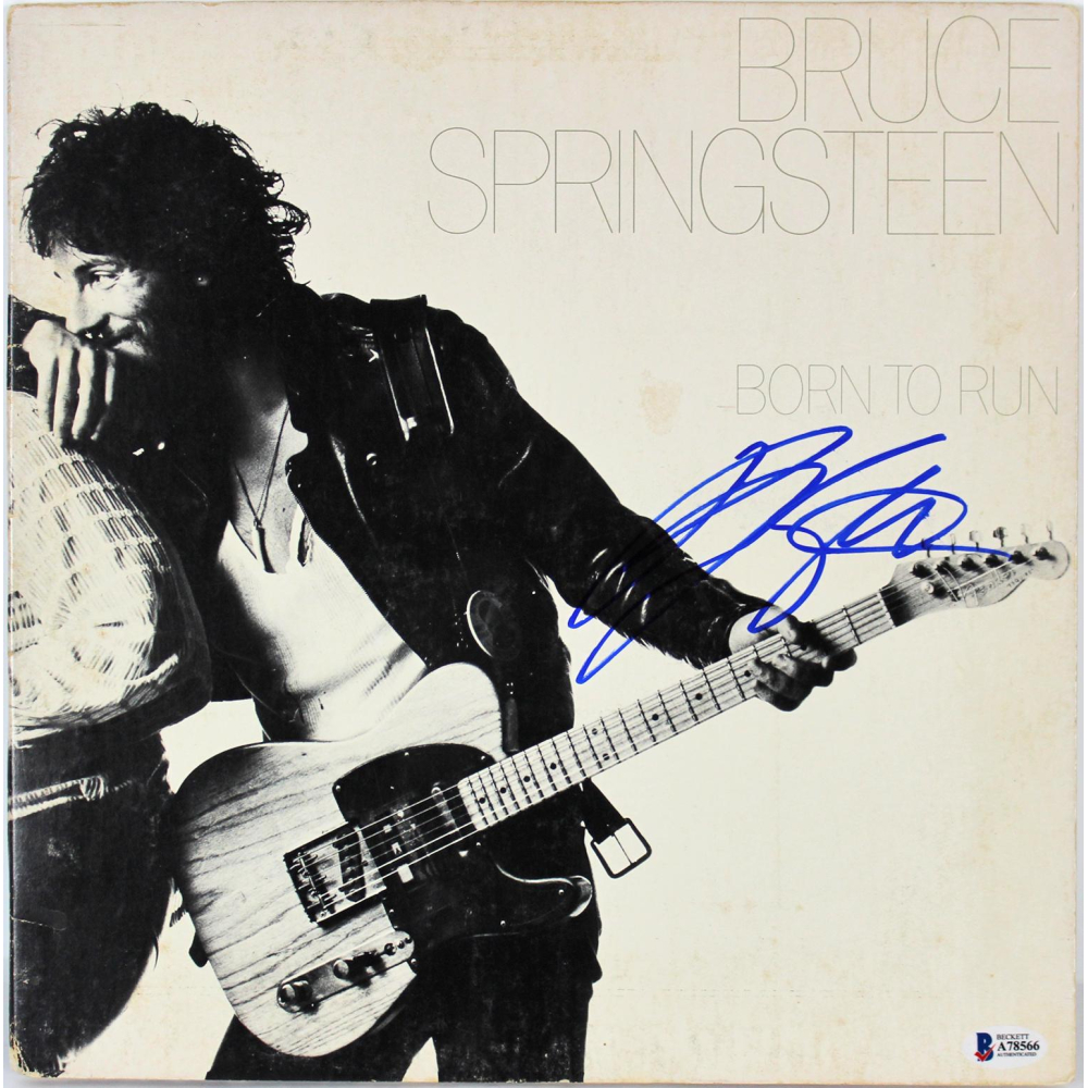Bruce Springsteen Signed "Born To Run" Album Cover (Bekett) | Pristine ...