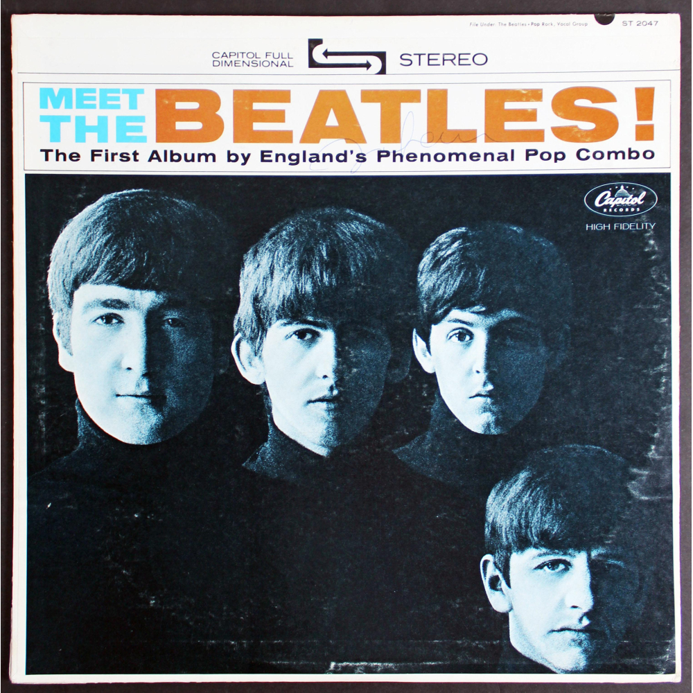 John Lennon Signed Authentic "Meet The Beatles" Album Cover (Caiazzo ...