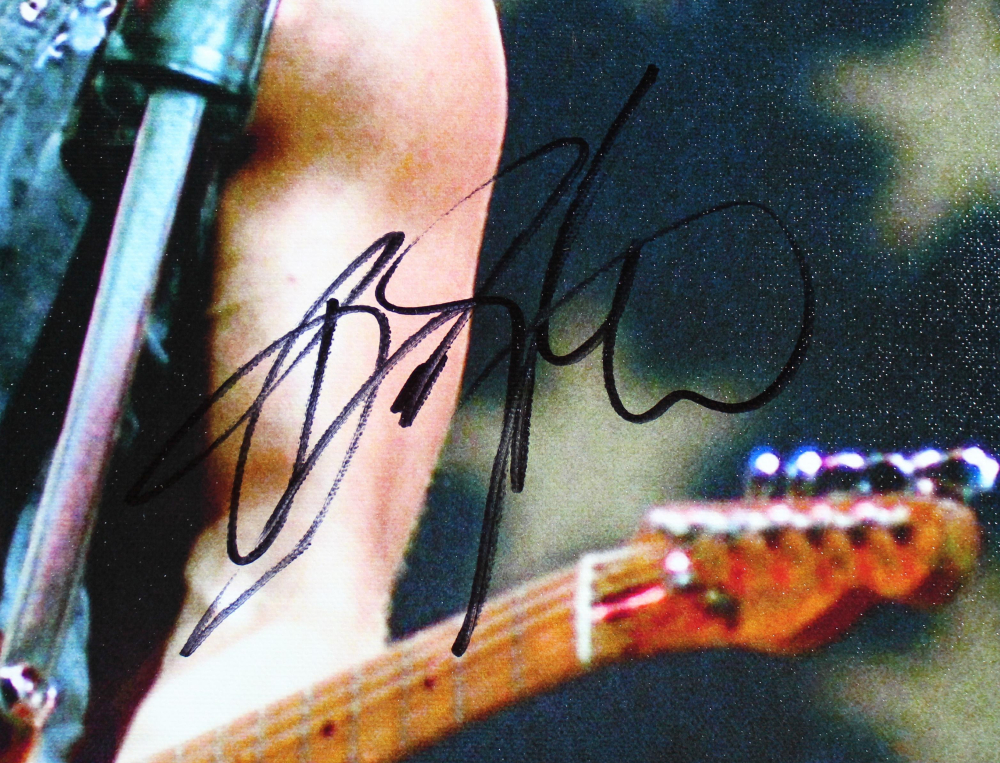 Bruce Springsteen Signed 19x23 Canvas (PSA) | Pristine Auction