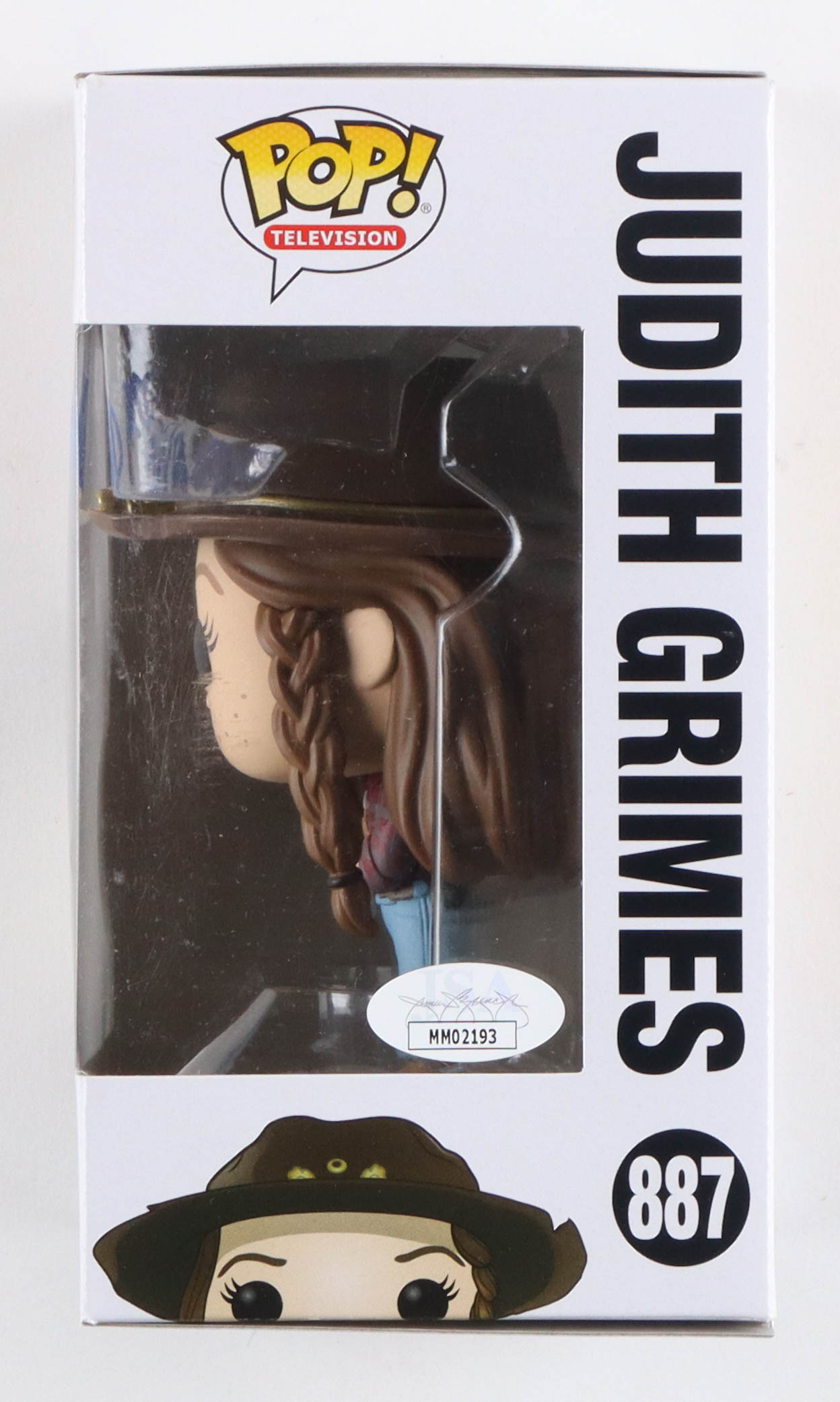 Cailey Fleming Signed "The Walking Dead" #887 Judith Grimes Funko Pop ...