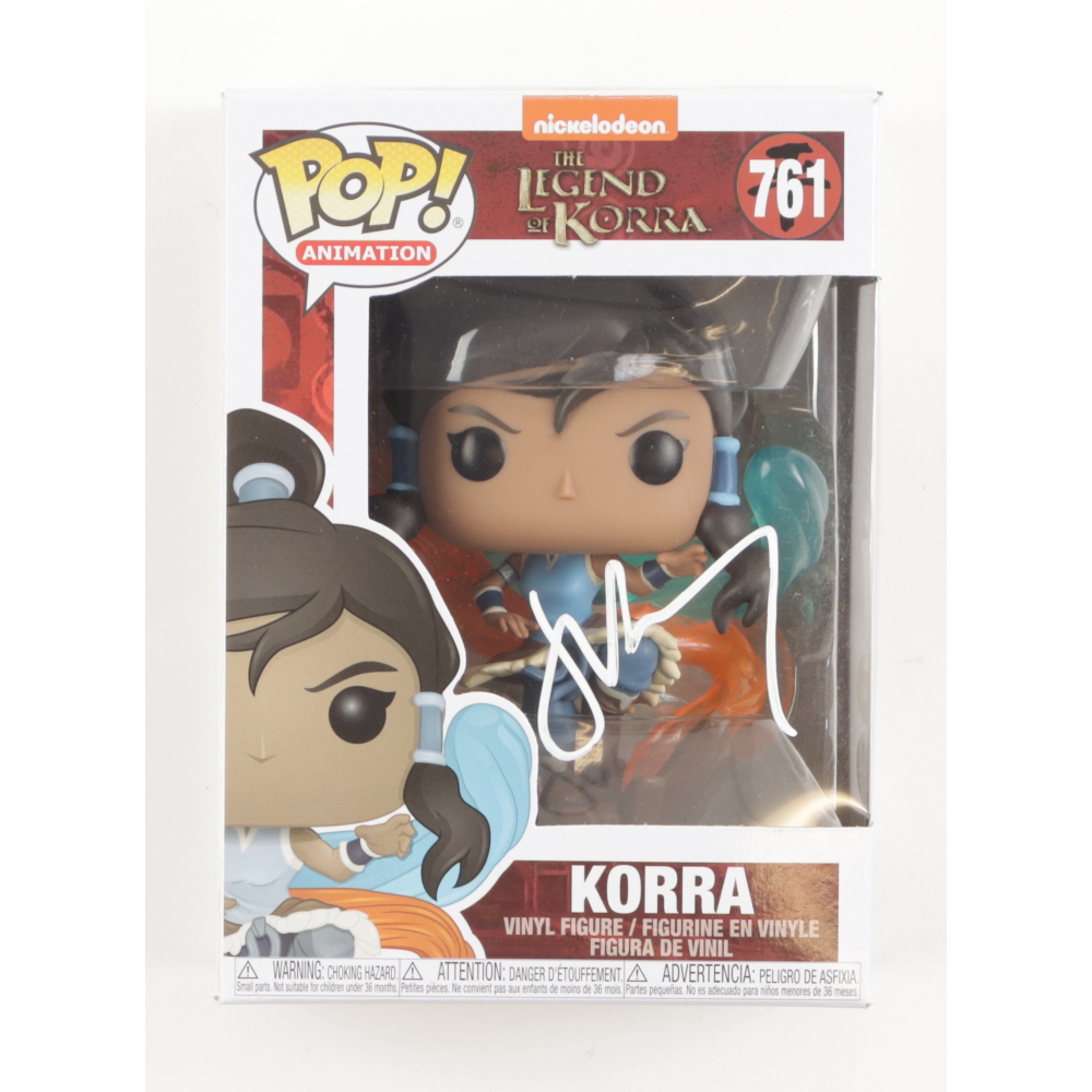 Janet Varney Signed The Legend Of Korra 761 Korra Funko Pop Vinyl Figure Jsa And Psa