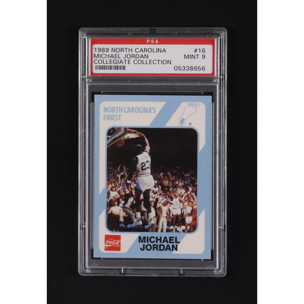 Michael Jordan 1989-90 North Carolina Collegiate Collection #16 (PSA 9 ...