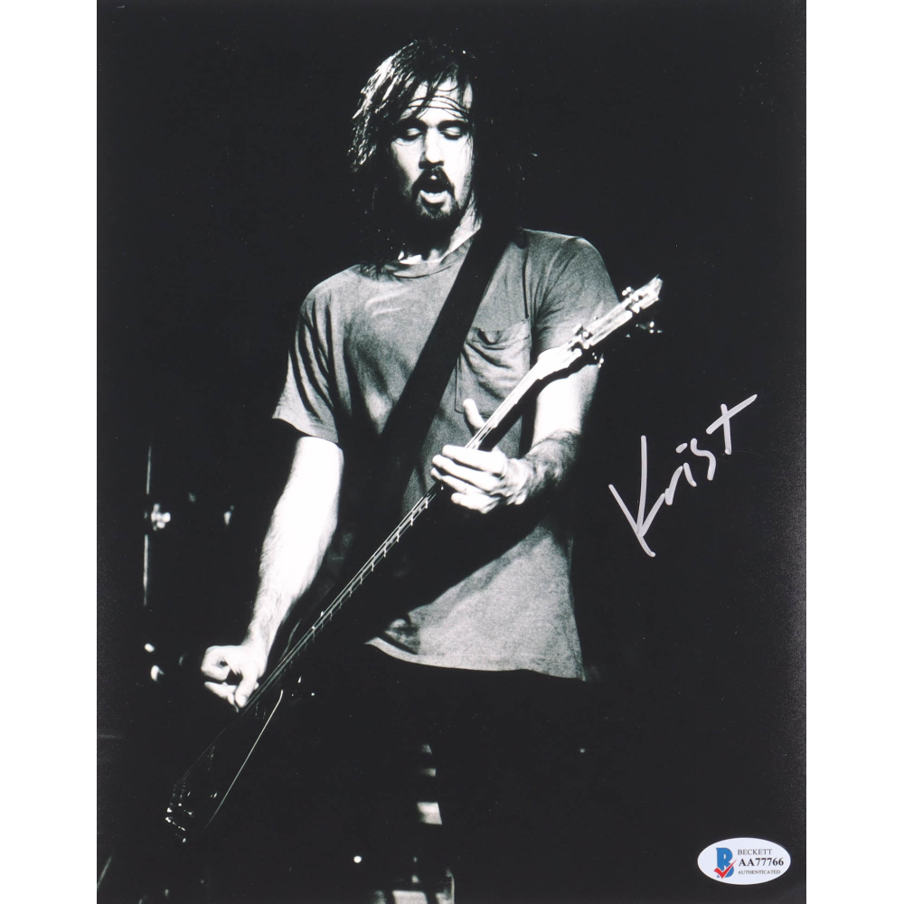 Krist Novoselic Signed 8x10 Photo (Beckett) | Pristine Auction
