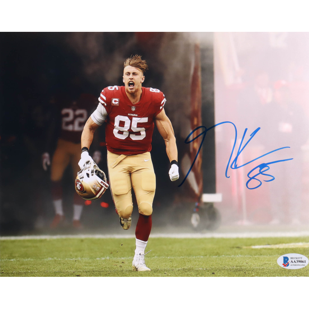 George Kittle Signed 49ers 8x10 Photo (Beckett) | Pristine Auction