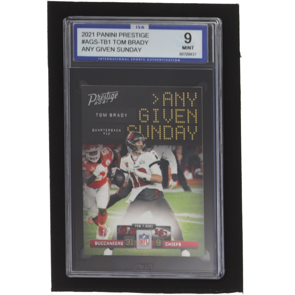 Tom Brady 2021 Prestige Any Given Sunday #1 (ISA 9) | Pristine Auction