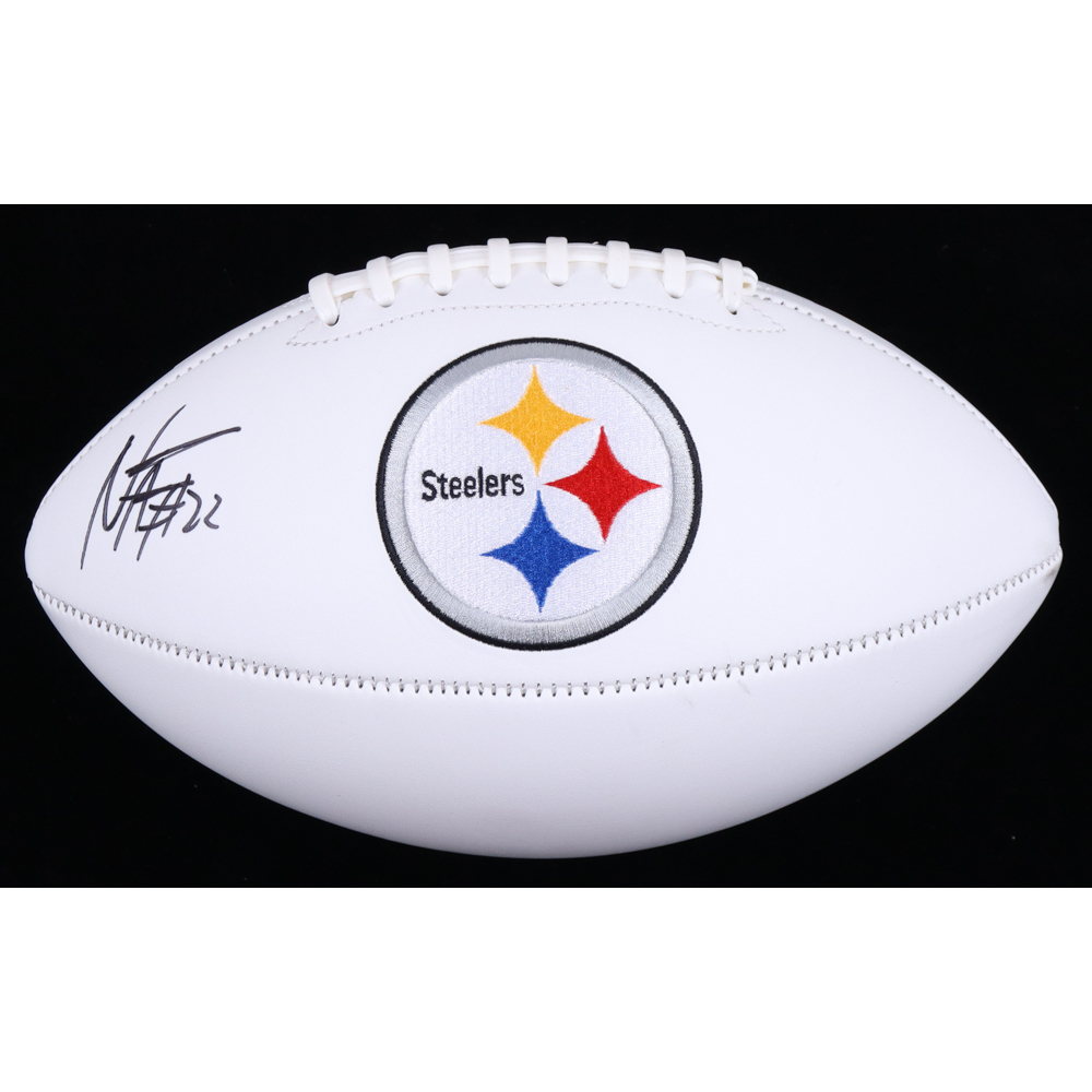 Najee Harris Signed Steelers Logo Football (Fanatics) | Pristine Auction