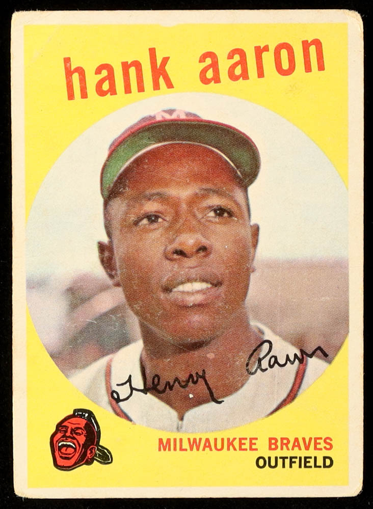 Hank Aaron 1959 Topps #380 | Pristine Auction