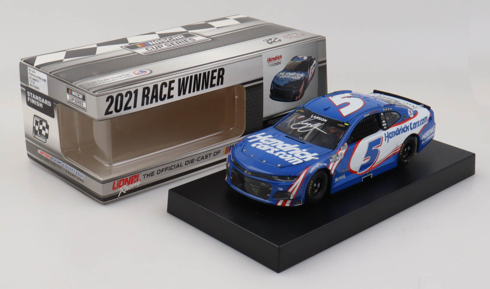 Kyle Larson Signed 2021 NASCAR #5 Hendrickcars.com - Watkins Glen Win ...