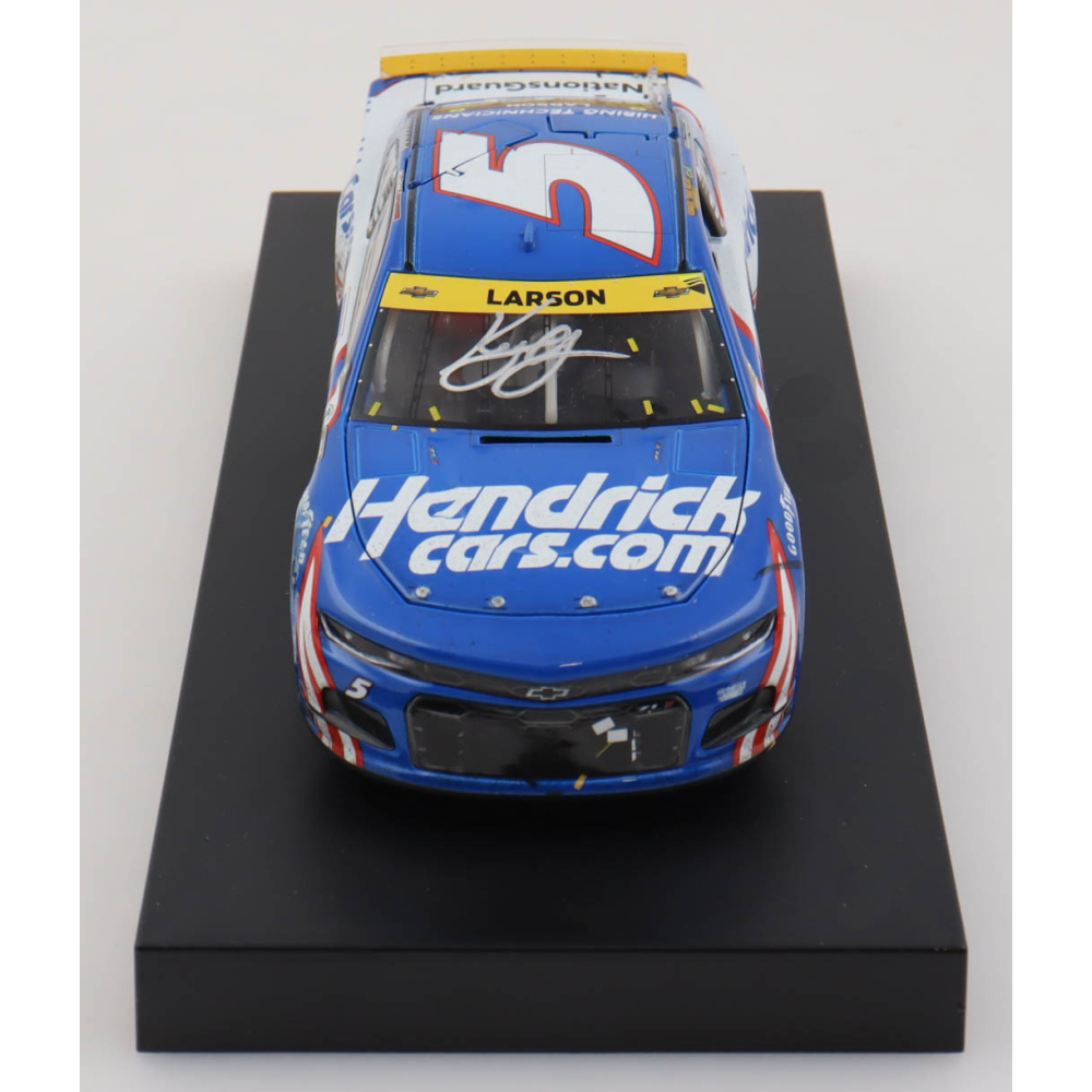Kyle Larson Signed 2021 NASCAR #5 Hendrickcars.com - Kansas Win - 1:24 ...