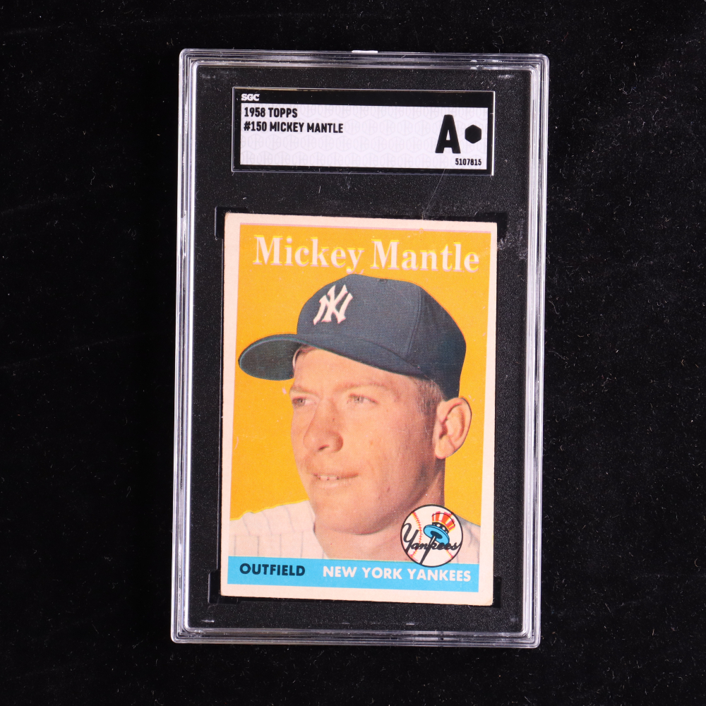 Mickey Mantle 1958 Topps #150 (sgc Authentic) | Pristine Auction