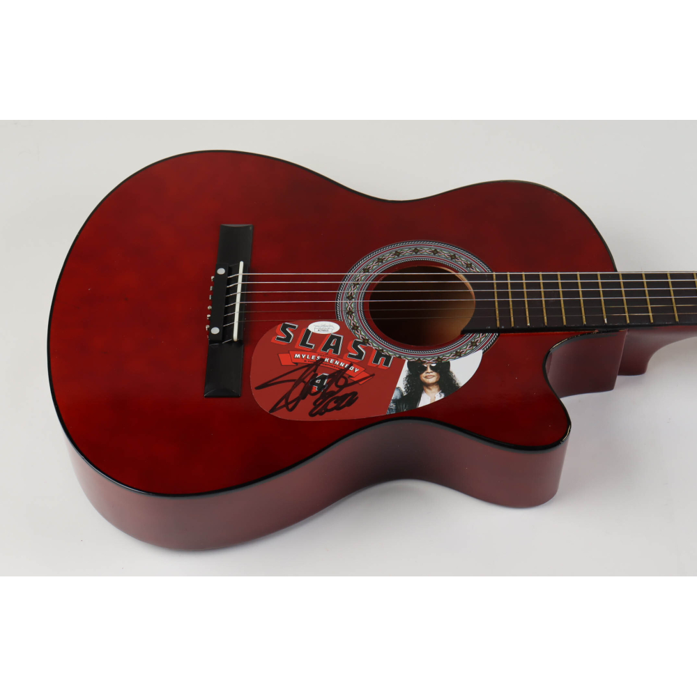 Slash Signed 38" Acoustic Guitar Inscribed "2022" (JSA) | Pristine Auction