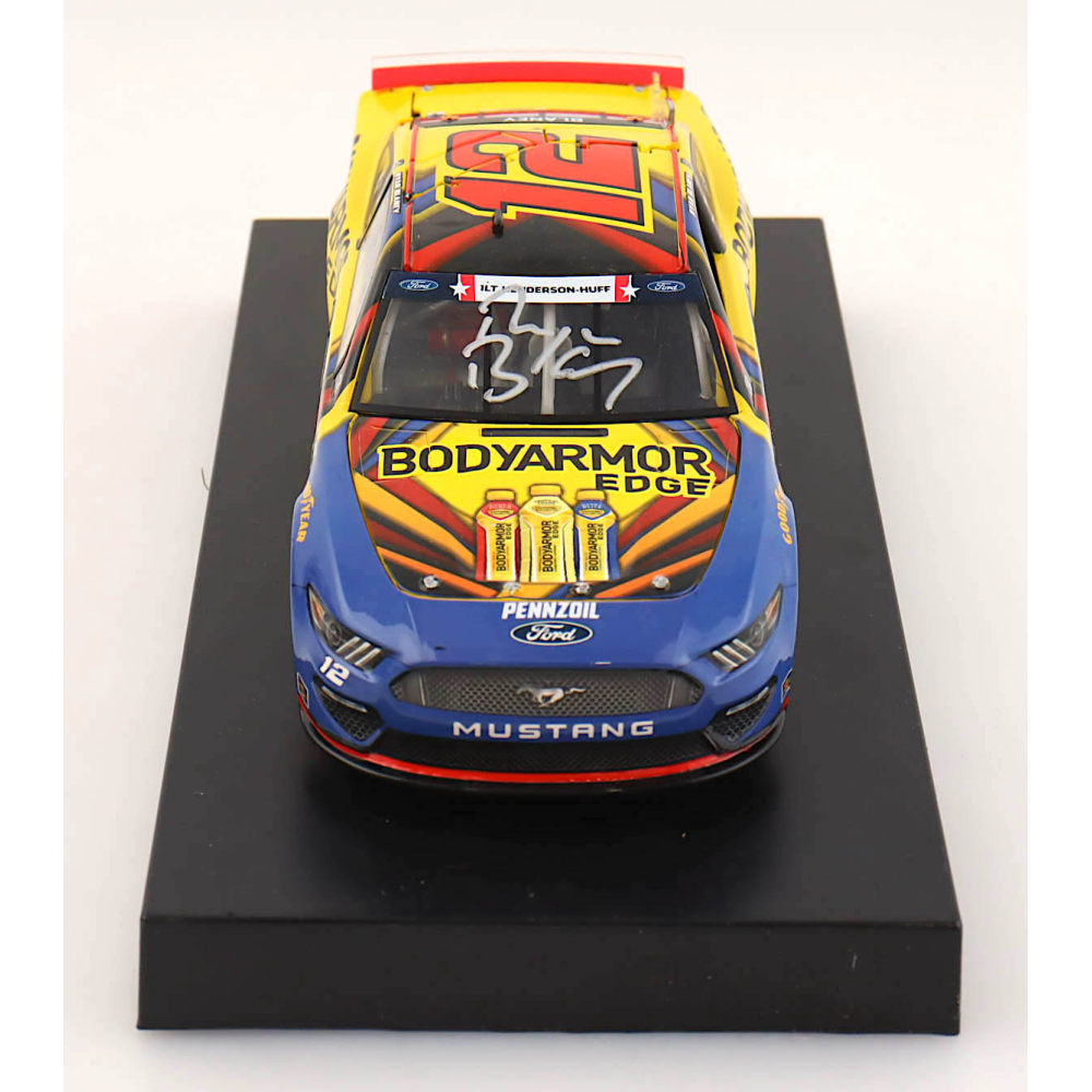 Ryan Blaney Signed 2021 NASCAR #12 BodyArmor Edge - 1:24 Premium ...