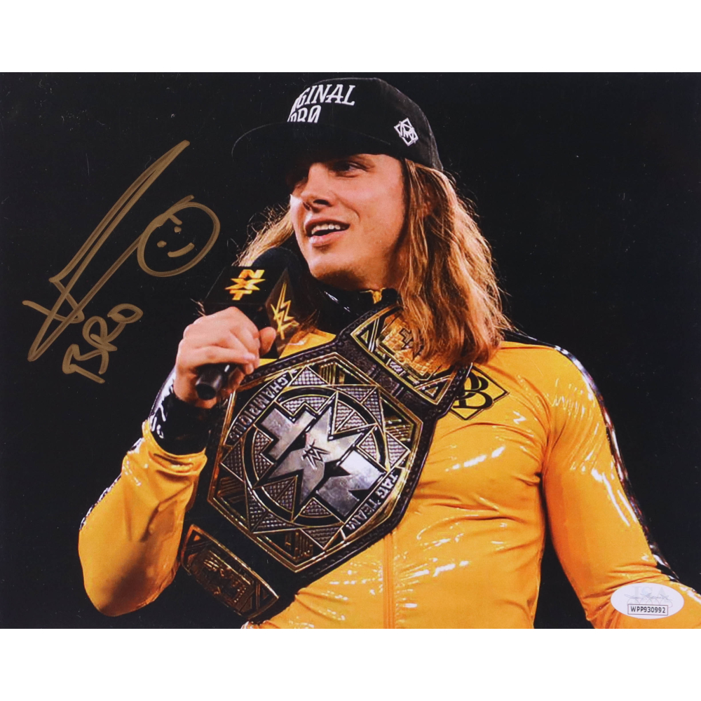 Matthew Riddle Signed WWE 8x10 Photo Inscribed "Bro" with Hand-Drawn ...