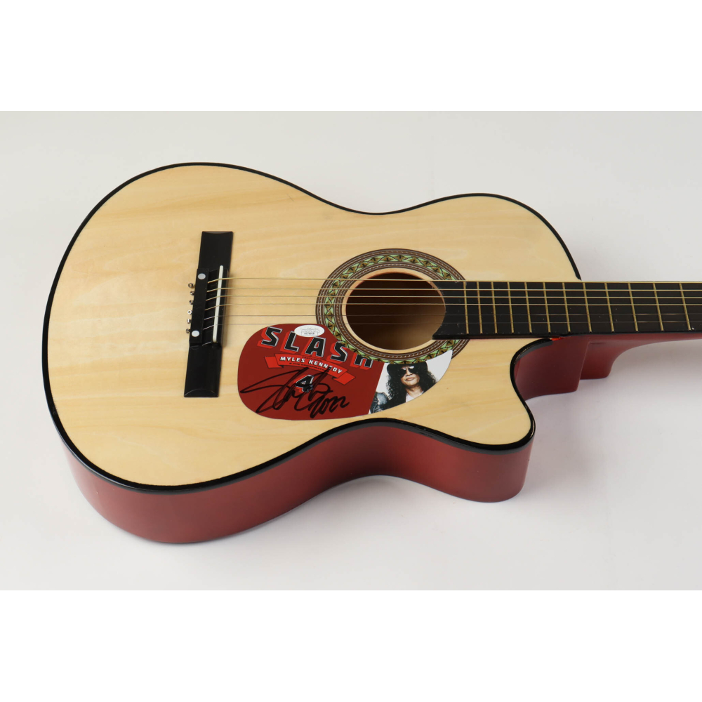 Slash Signed 38" Acoustic Guitar Inscribed "2022" (JSA) | Pristine Auction