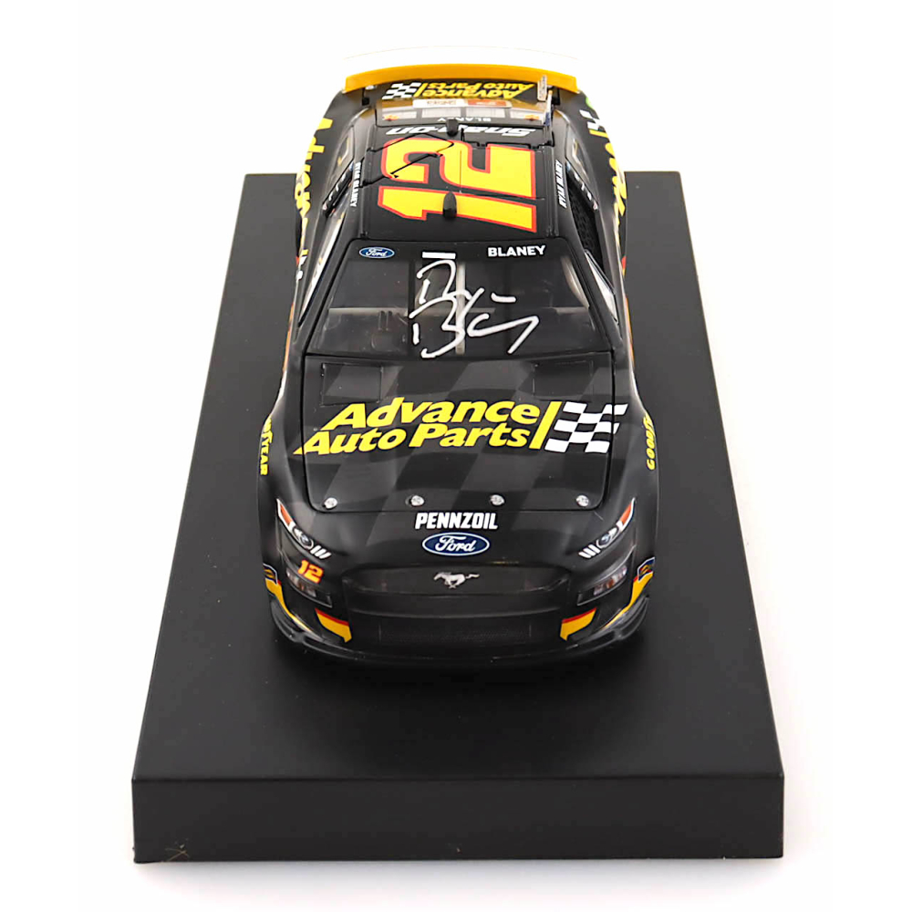 Ryan Blaney Signed 2022 NASCAR #12 Advance Auto Parts - 1:24 Premium ...