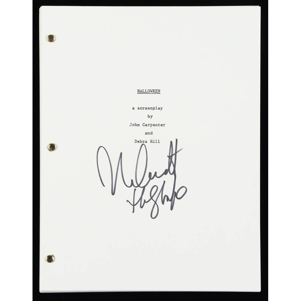 Nick Castle Signed "Halloween" Movie Script Inscribed "The Shape ...