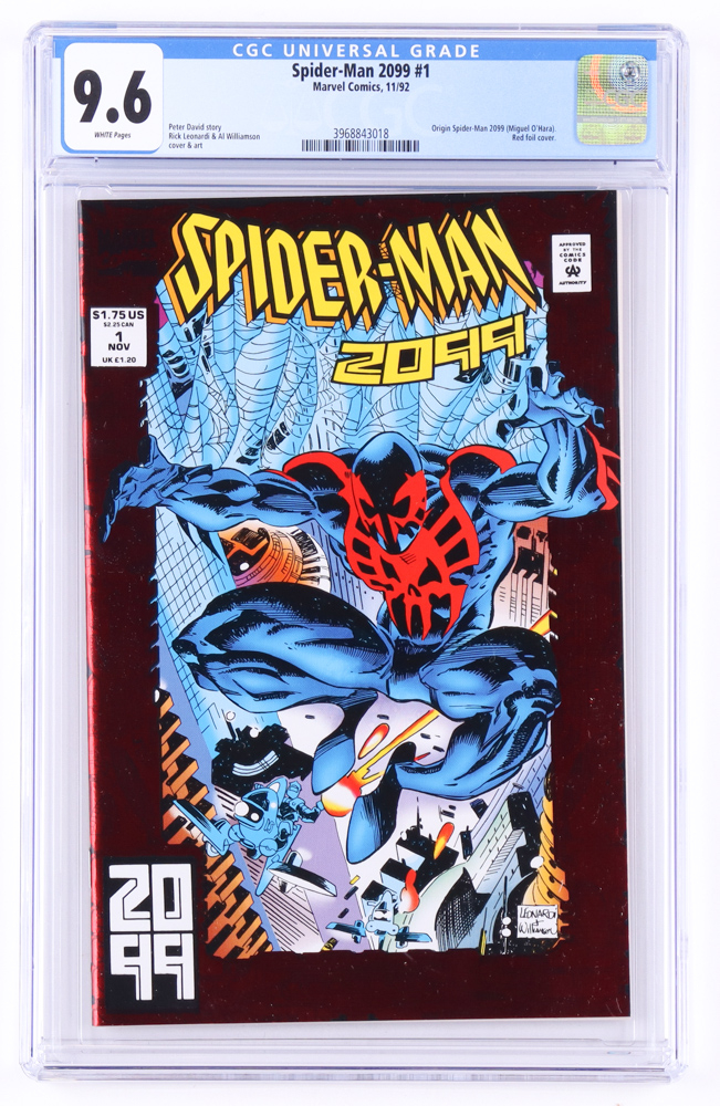 1992 "Spider-Man 2099" Issue #1 Marvel Comic Book (CGC 9.6) | Pristine ...