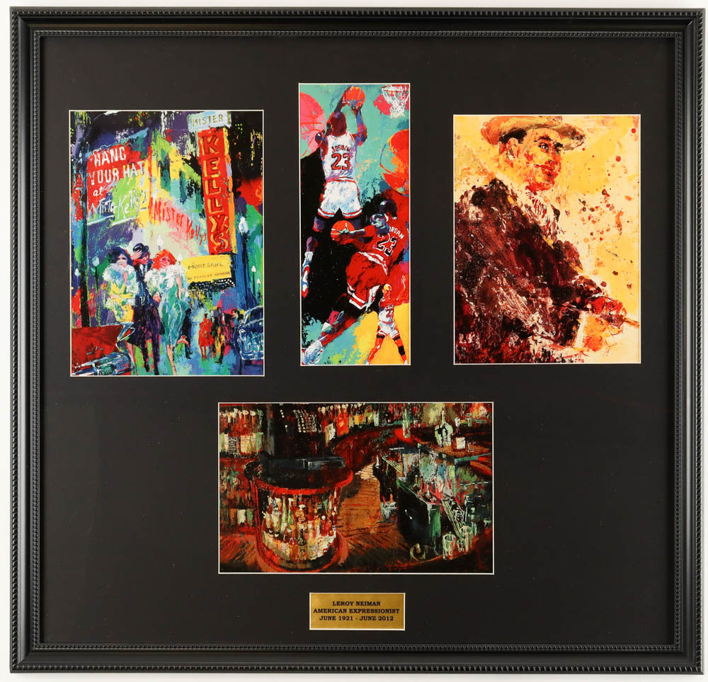 LeRoy Neiman "Scenes of Chicago" Custom Framed Print Display With ...
