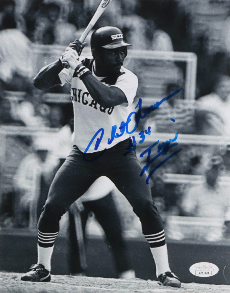 Chet Lemon Signed White Sox 8x10 Photo Inscribed "Tiger" (JSA ...