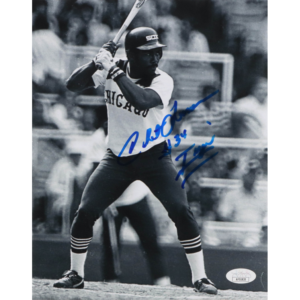 Chet Lemon Signed White Sox 8x10 Photo Inscribed "Tiger" (JSA ...